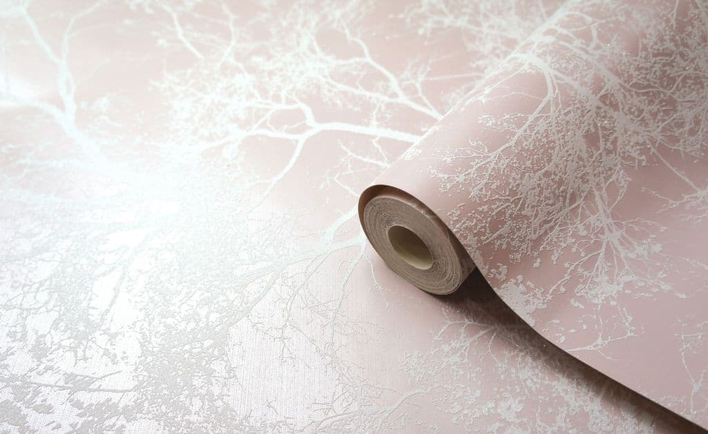 Holden Decor Whispering Tree Pink 65400 Wallpaper
